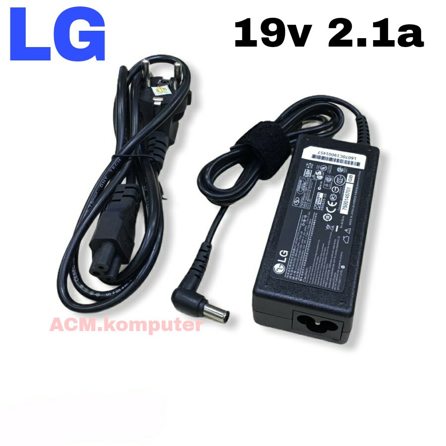 Jual 02 - Adapter Tv Monitor Lg 19V 2.1A LG E1942CA LG 19EN33SA LG ...