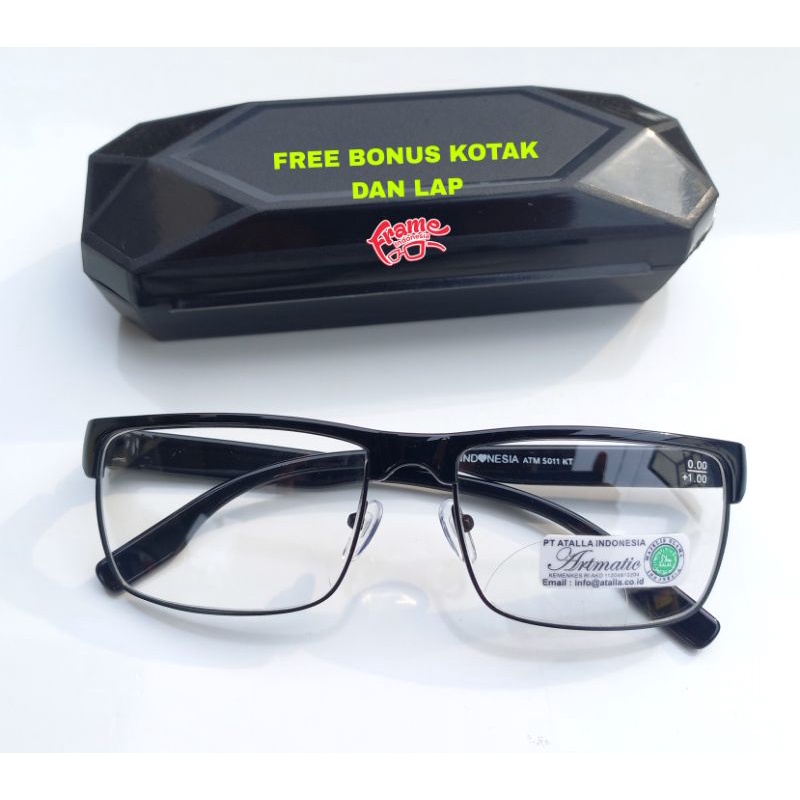 Jual Kacamata dua fungsi untuk baca dan jalan kacamata plus model kotak ...