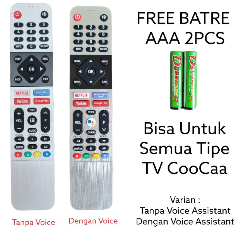 Jual Remote Tv Coocaa Android semua tipe | Shopee Indonesia