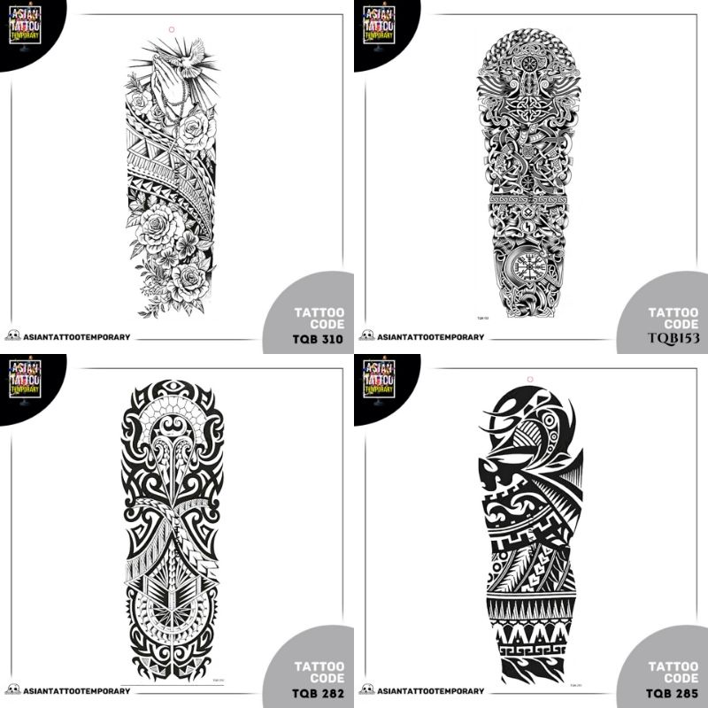 Jual ORIGINAL TATTO TEMPORARY TRIBAL/DRIBAL HIGH QUALITY PREMIUM TATTO ...