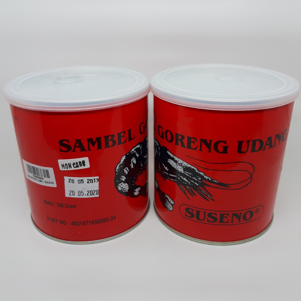 Jual SAMBAL GORENG UDANG NON CABE SUSENO KALENG LAMPUNG KENTANG MUSTOFA ...