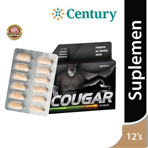 Jual Nature's Health Cougar 12 Tablet/Suplemen Pria/Stamina Pria ...