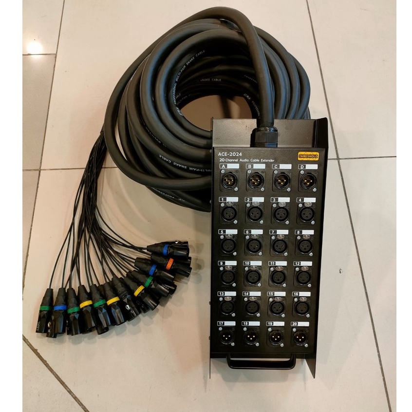 Jual Kabel Snake APOLLO Isi 24Channel/Snake Cable 16 input 8output 5 ...