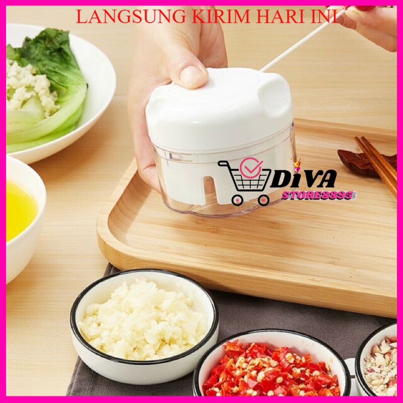 Jual Mini Food Chopper Blender Tarik Tangan Manual Penghalus Bumbu ...