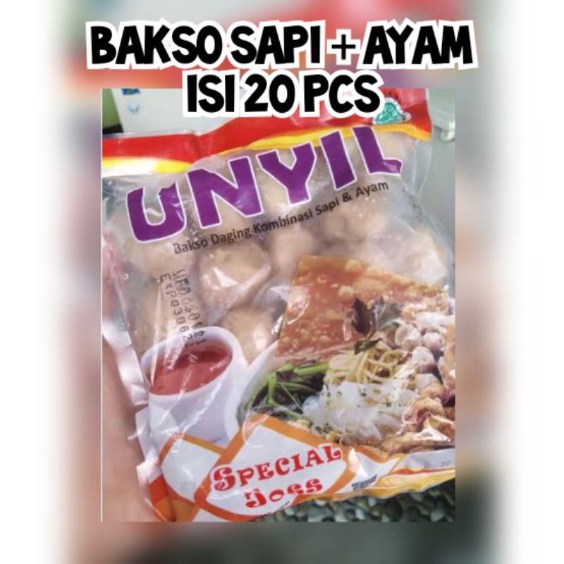 Jual Unyil bakso sapi mix ayam isi 20pcs | Shopee Indonesia