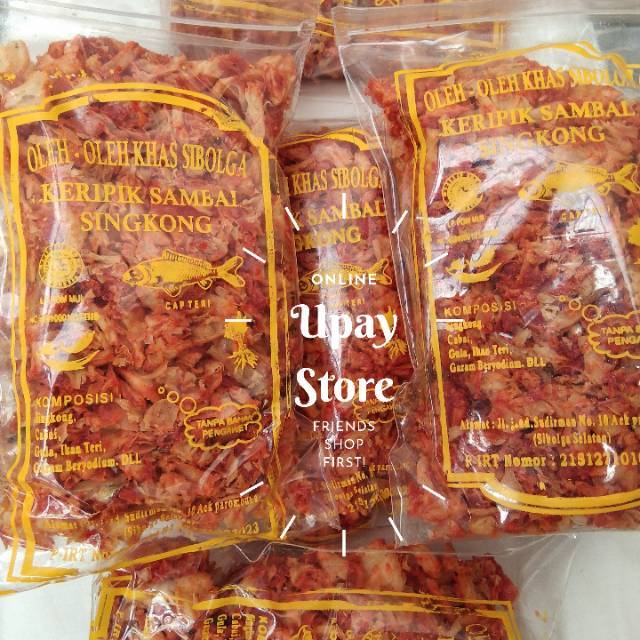 Jual Kerupuk Krupuk Kripik Keripik Singkong Sambal Spesial Special Sibolga Sumatra Sumatera 250g ...