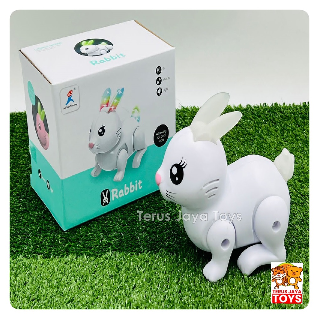 Jual Mainan Kelinci berjalan suara dan lampu | Shopee Indonesia