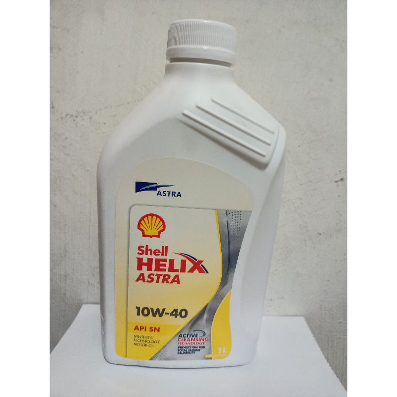 Jual OLI MESIN SHELL HELIX ASTRA 10W-40. API SN.1LITER | Shopee Indonesia