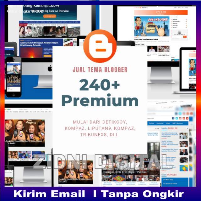 Jual Jual 240 Tema Blogger Templates Premium Terbaik BANYAK BONUS ...