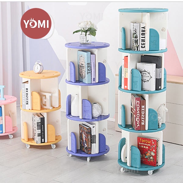 Jual YOMI- Putar Rak Buku Anak S63/ Rak Buku Serbaguna Tempat ...