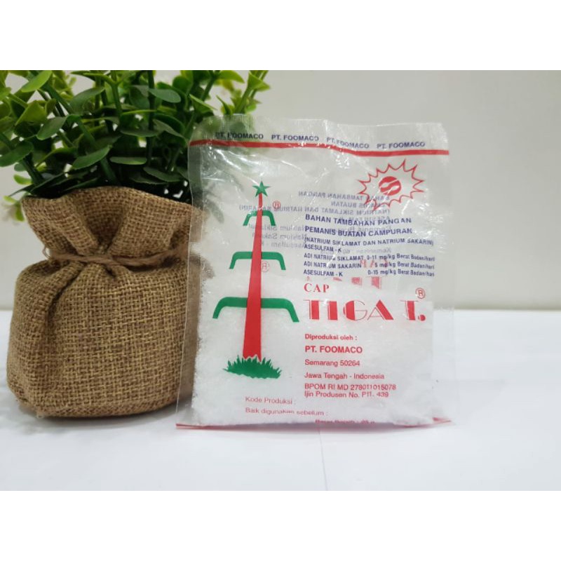 Jual Pemanis Buatan / Sakarin / Sodium Cap Tiga T (25 gram) | Shopee ...