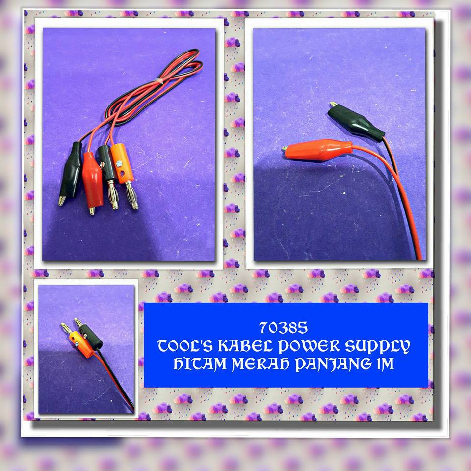 Jual KABEL POWER SUPPLY HITAM MERAH PANJANG | Shopee Indonesia