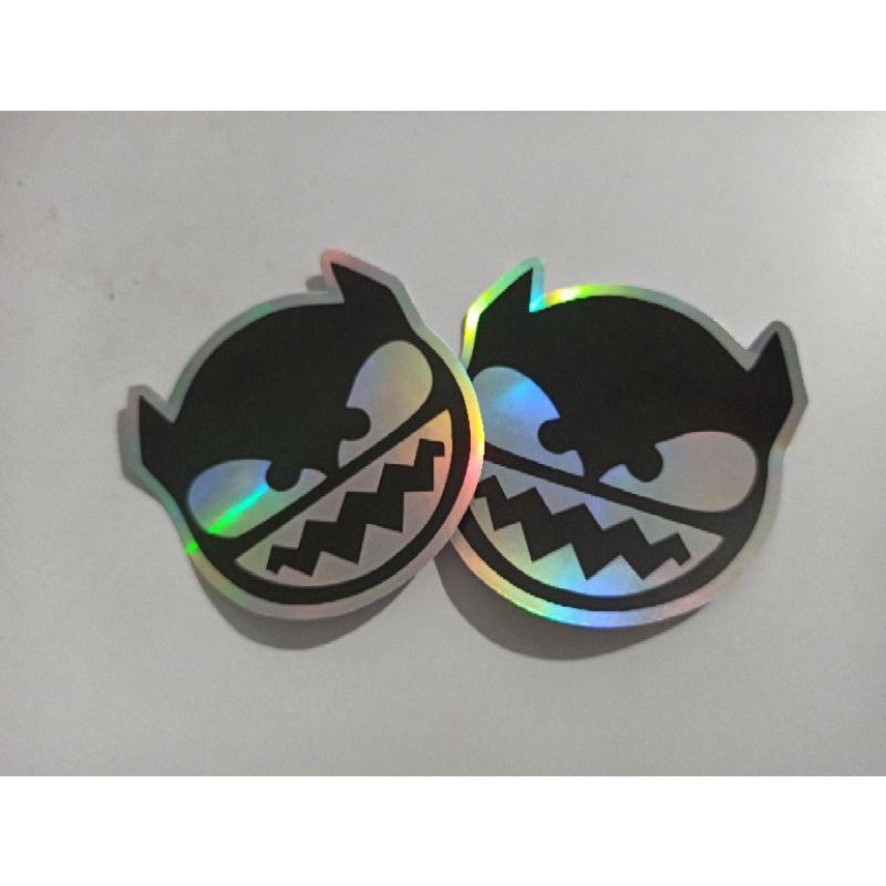 Jual Stiker Sticker Brand Distro 2 pcs Hologram Graftac Vinil Case ...