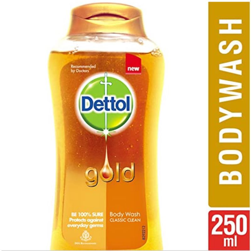 Jual Dettol Gold Body Wash Sabun Cair Botol Classic Clean 250ml ...