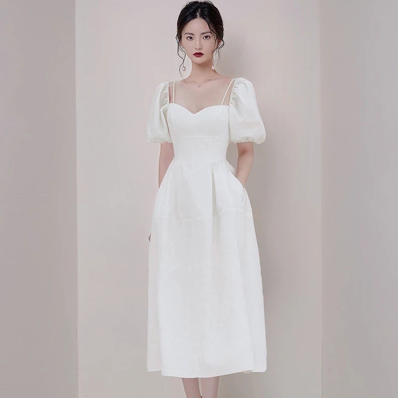 Jual Chiobushop - Erika Dress Midi Long Dress Gaun Bridesmaid Gaund ...