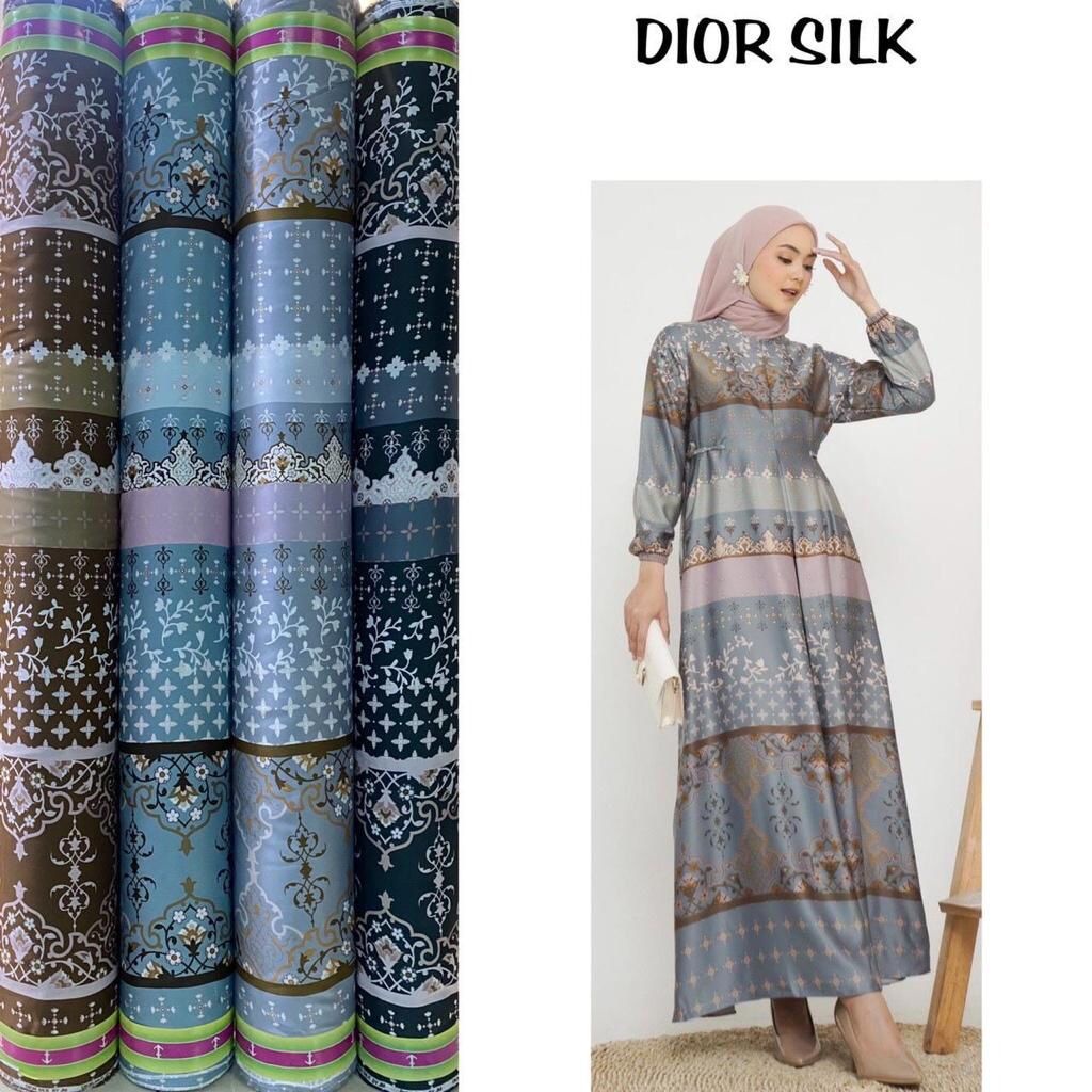 Jual KAIN BAHAN DIOR SILK PREMIUM | Shopee Indonesia