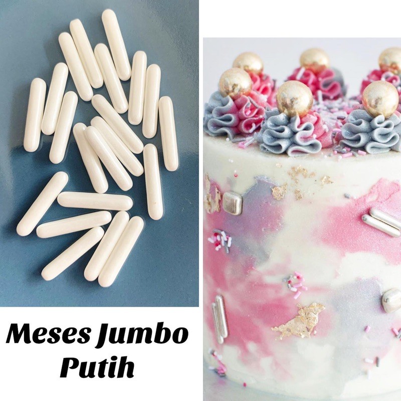 Jual sprinkle permen kue edible meises jumbo big besar | Shopee Indonesia