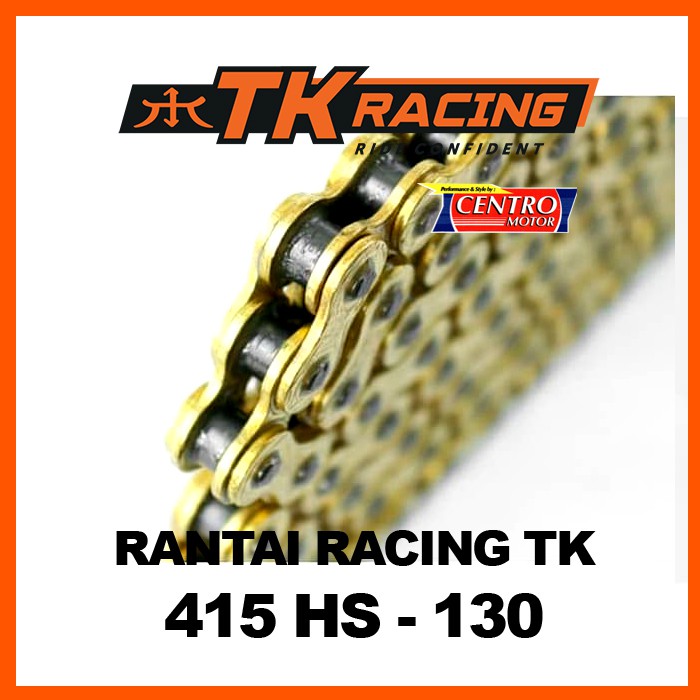 Jual RANTAI TK RACING 415HS-130L, Rantai Racing/Balap warna EMAS.RINGAN,KUAT,TIPIS/SLIM | Shopee ...