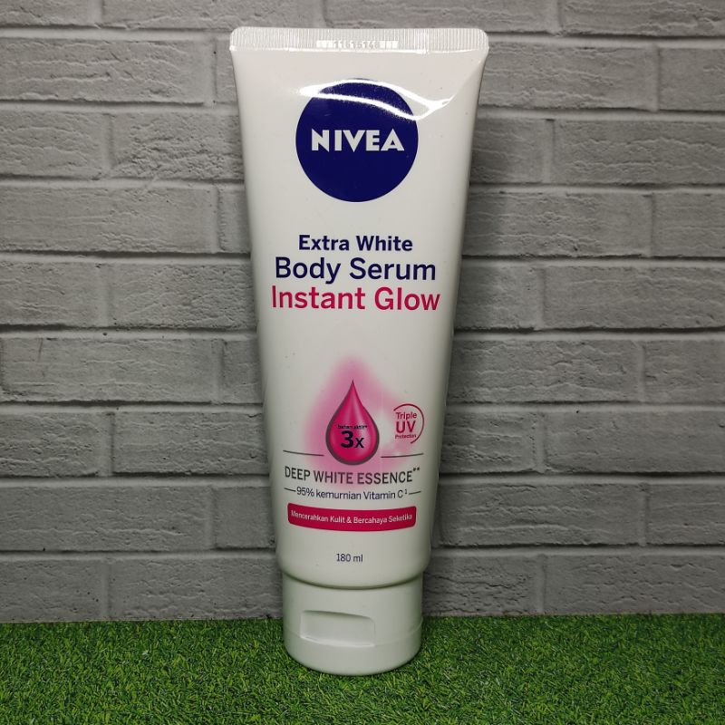 Jual Nivea Body Serum Extra White Instant Glow Serum 180 Ml 180ml