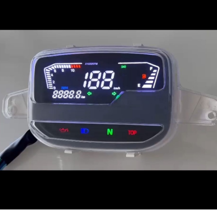Jual Spedo Speedometer Spedo Kilometer Full Digital F1ZR Poswan Force 1 ...