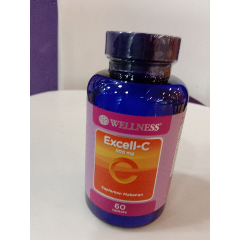 Jual wellness Excel c 500mg isi 60 tablet | Shopee Indonesia