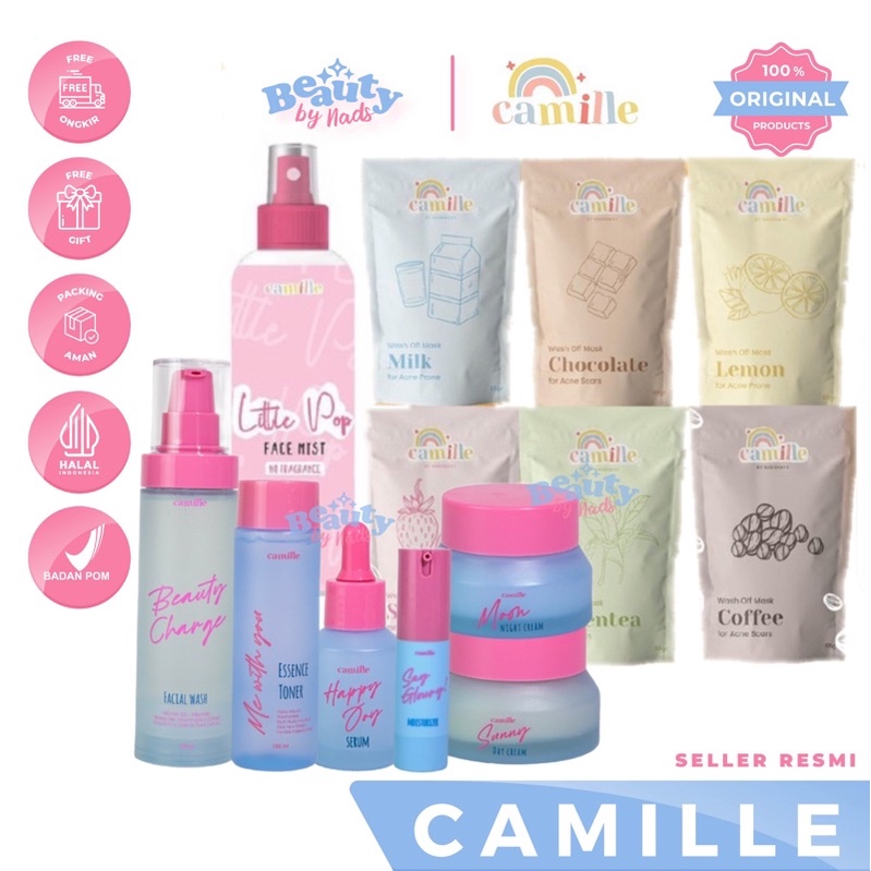 Jual CAMILLE BEAUTY MASKER ORGANIK FACEMIST FACE MIST LITTLE POP BODU ...
