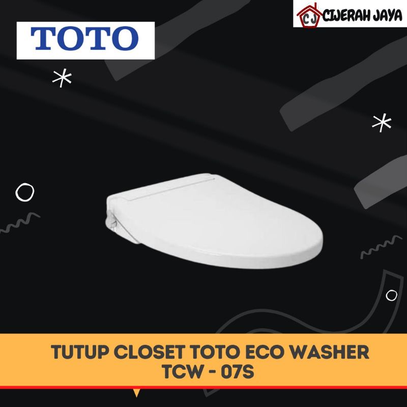 Jual TUTUP KLOSET TOTO ECO WASHER TCW07S / TUTUP CLOSET TOTO ECOWASHER ...