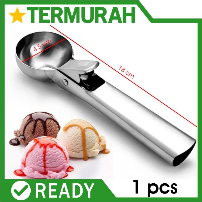 Jual Ice Cream JEMPOL scoop Skop es krim manual sendok sekop stainless ...