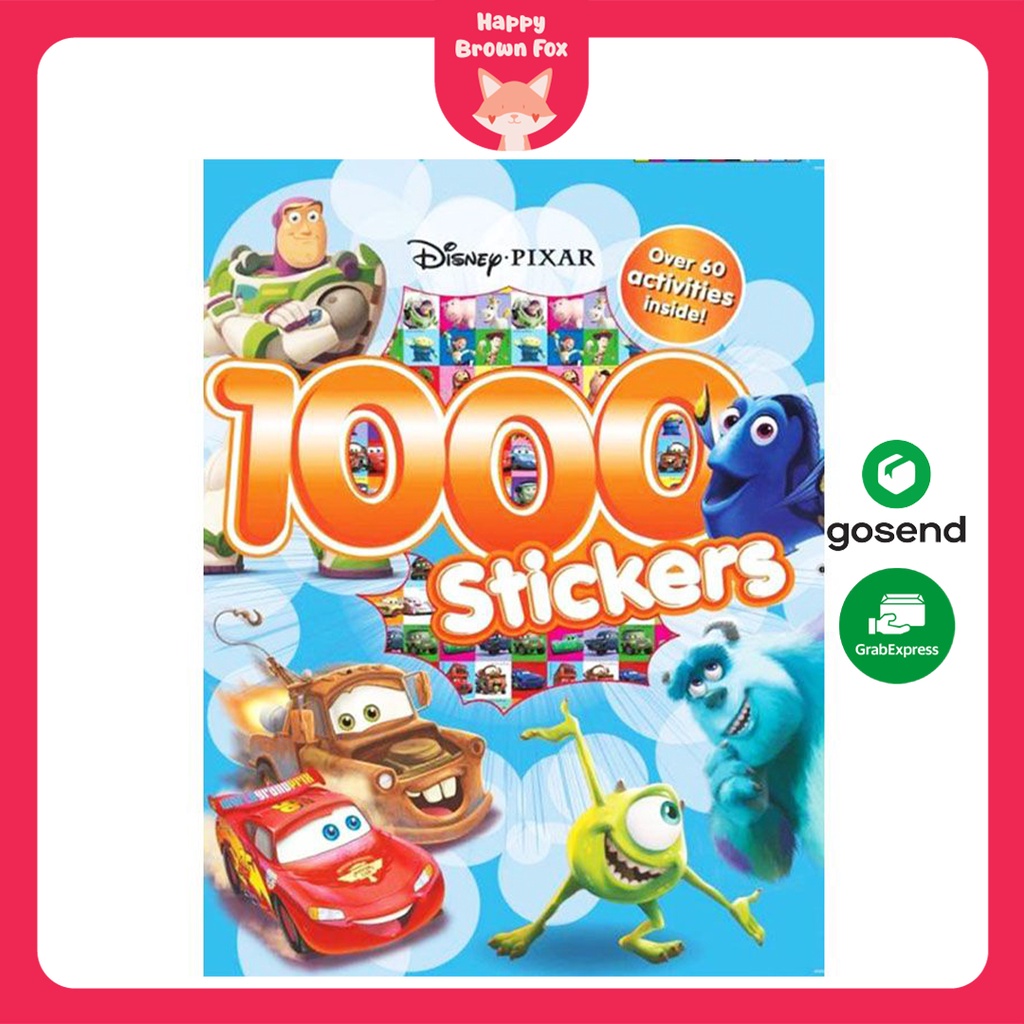 Jual Buku Aktivitas Sticker Anak Cars 1000 Stickers : Over 60 ...