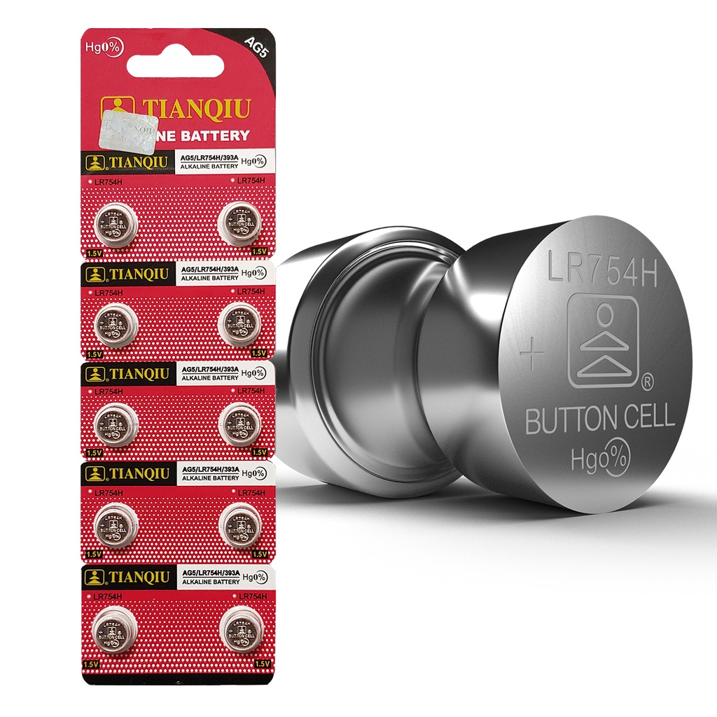 Jual Baterai AG5 (LR754H / 393A) Baterai Sel Tombol Alkaline 1.5V ...