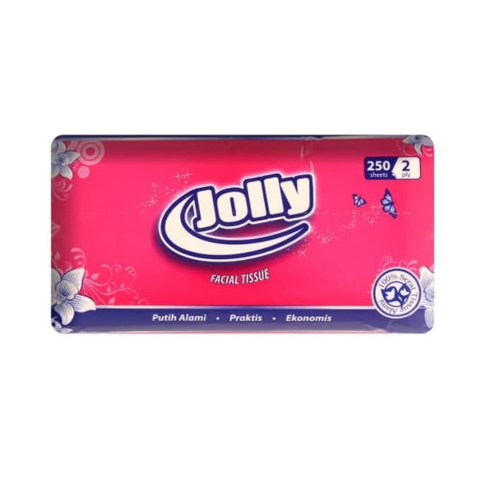Jual Jolly Facial Tissue Soft Pack 2ply 250 lembar | Shopee Indonesia