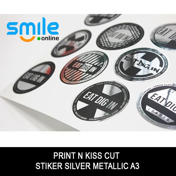 Jual CETAK STIKER SILVER METALLIC A3+ | Shopee Indonesia