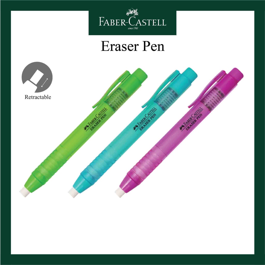 Jual Eraser Pen Faber Castell / Penghapus Pensil Faber Castell Bentuk ...