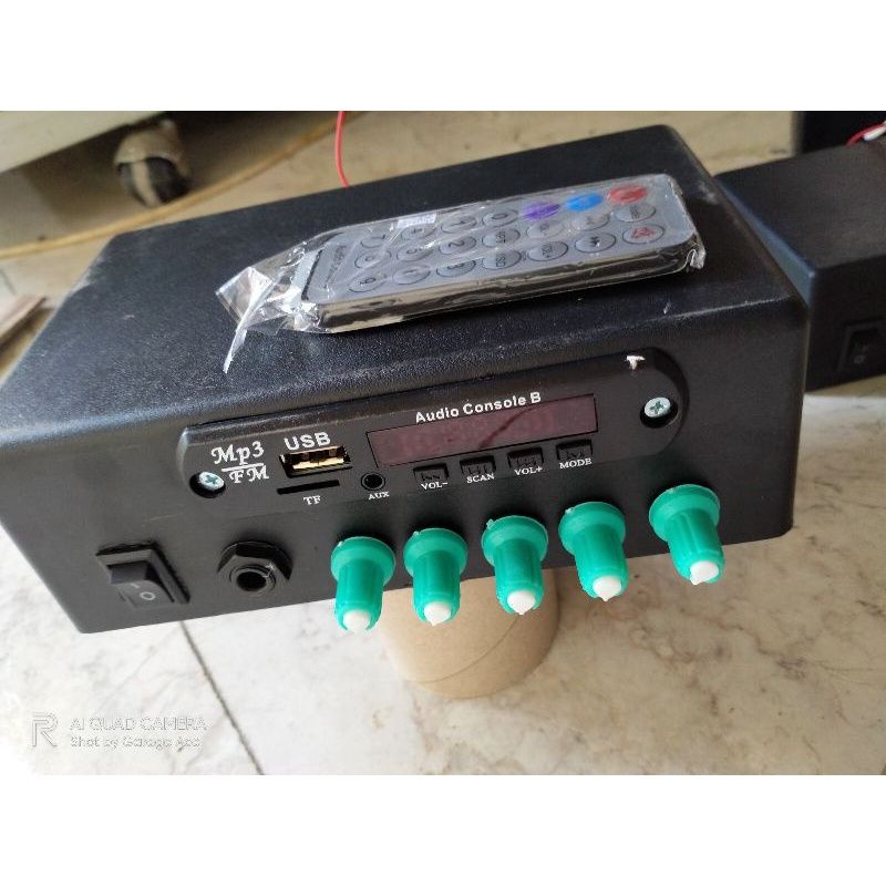 Jual AMPLIFIER MINI SUBWOOFER PLUS MIC KARAOKE amplifier 12 volt ...