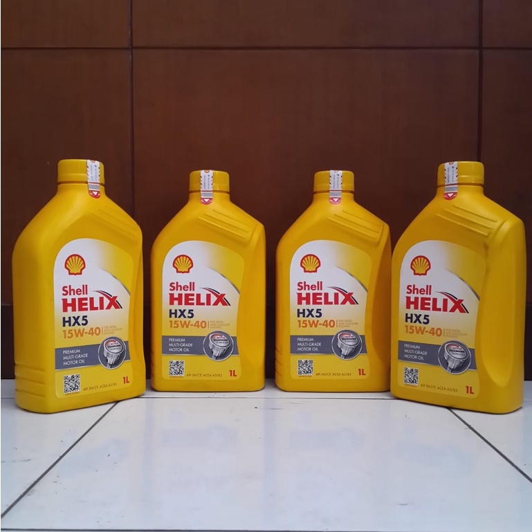 Jual Oli Mesin Shell Helix HX 5 / Hx5 15w-40 1 lt | Shopee Indonesia