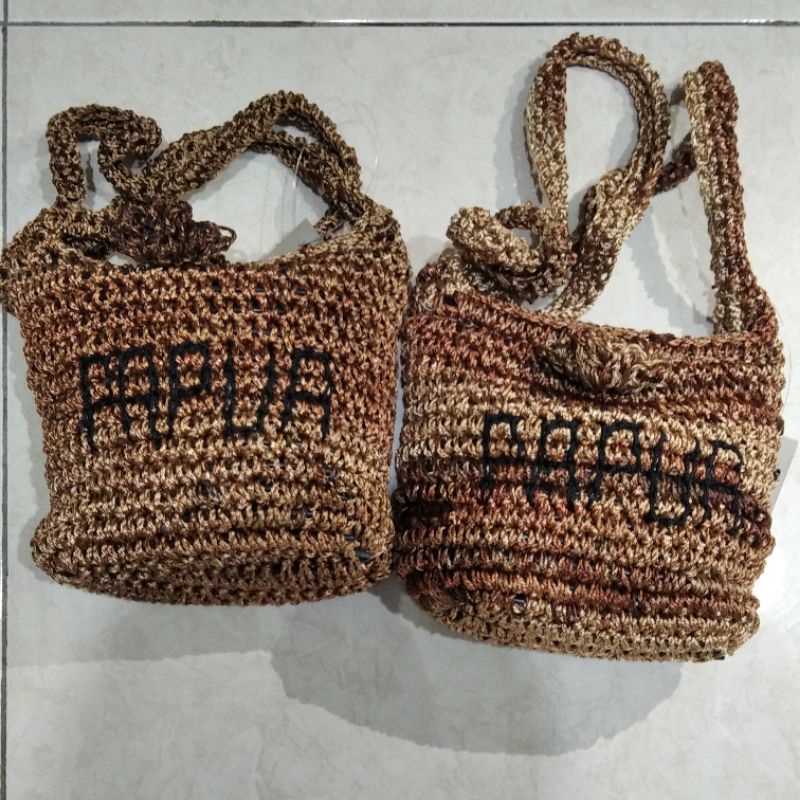Jual TAS SELEMPANG NOKEN SLING BAG ANYAMAN PAPUA | Shopee Indonesia