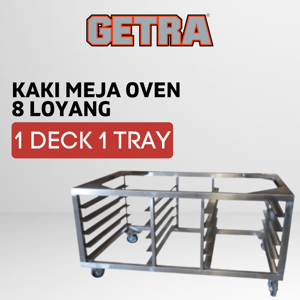 Jual Meja Oven Deck Stainless Kaki Oven 8 Tray 1 Deck 130cm 120cm | Shopee Indonesia