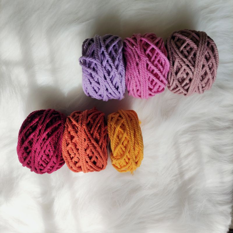 Jual benang macrame tali macrame 4mm | tali makrame wallhanging ...