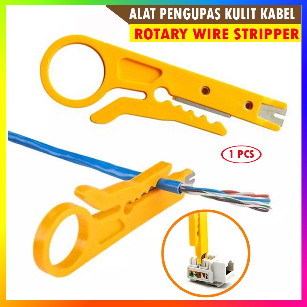 Jual Alat Pengupas Kulit Kabel / Rotary Wire Stripper / Tang Pengupas ...