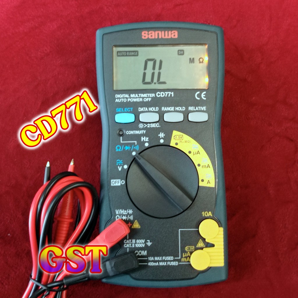 Jual avometer digital sanwa CD771 avo meter multitester cd 771 | Shopee ...