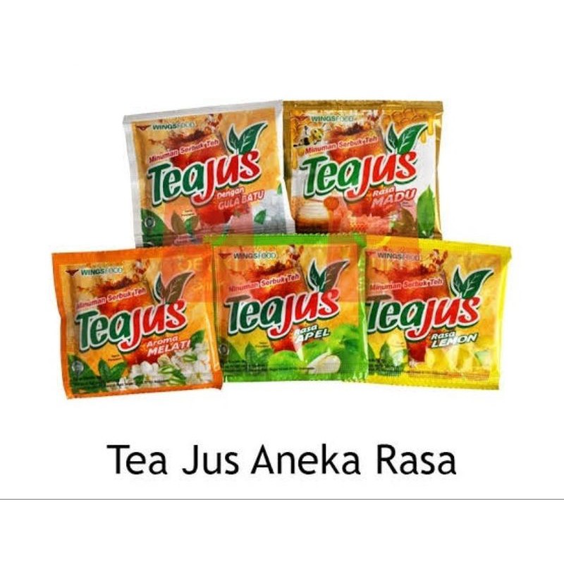 Jual Teajus Aneka Rasa. Gula Batu / Lemon / Apel / Melati / Madu, isi ...
