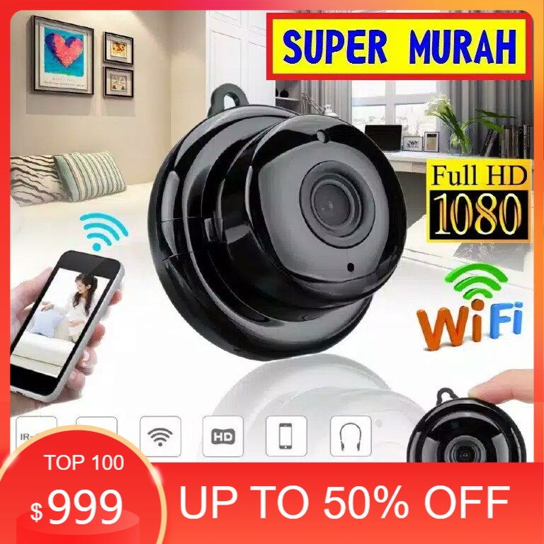 Jual CCTV mini wifi HD 1080 Pantau Dari Jauh,bisa di operasikan dengan ...