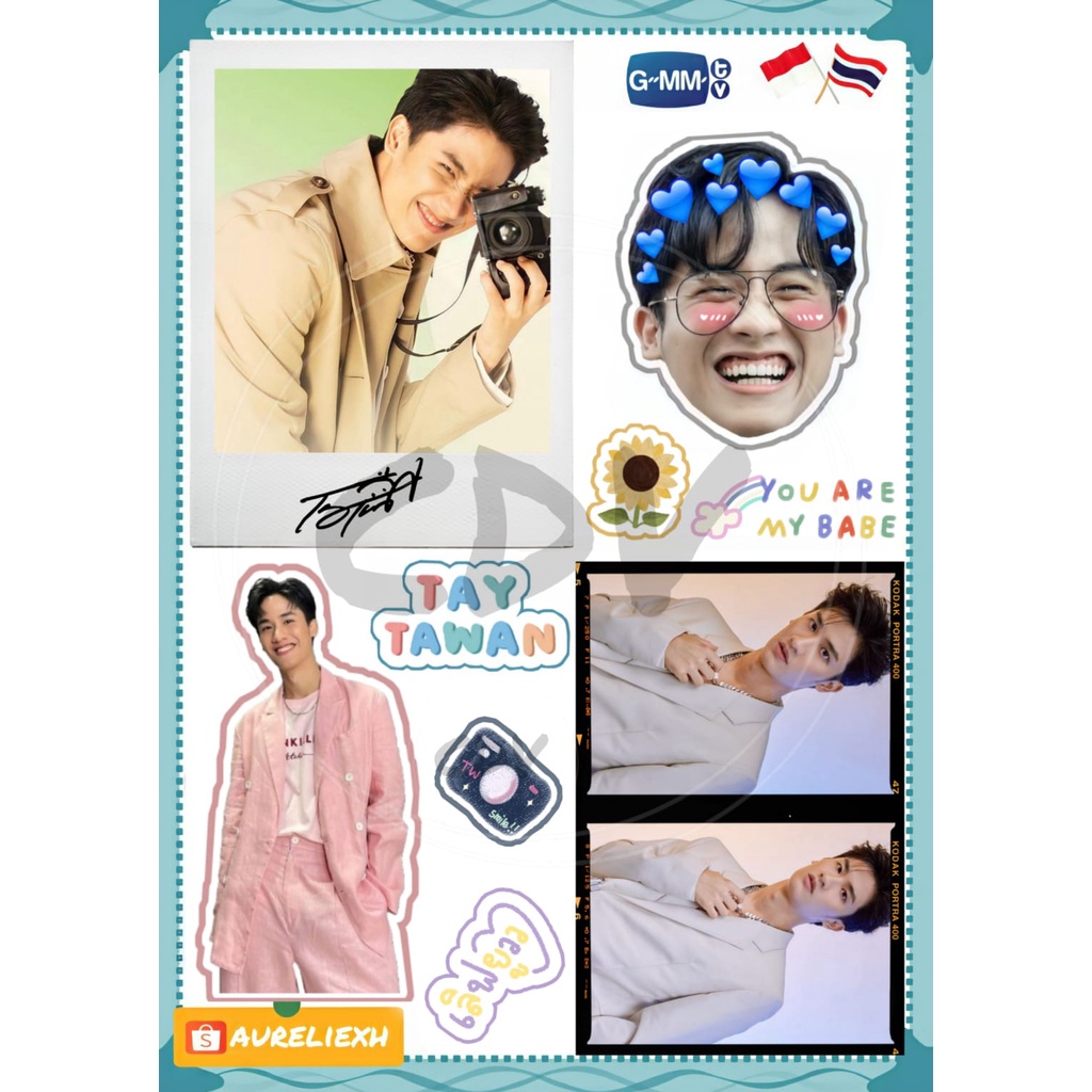 Jual STIKER GMMTV TAY TAWAN EDISI TTD | Shopee Indonesia