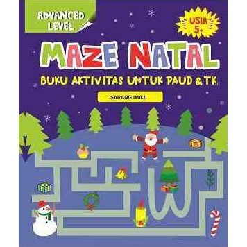 Jual Maze Natal; Buku Aktivitas untuk PAUD & TK | Shopee Indonesia