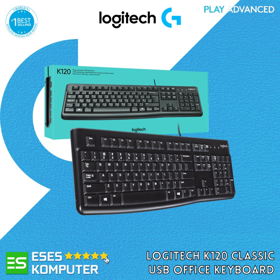Jual Keyboard Logitech K120 USB | Shopee Indonesia