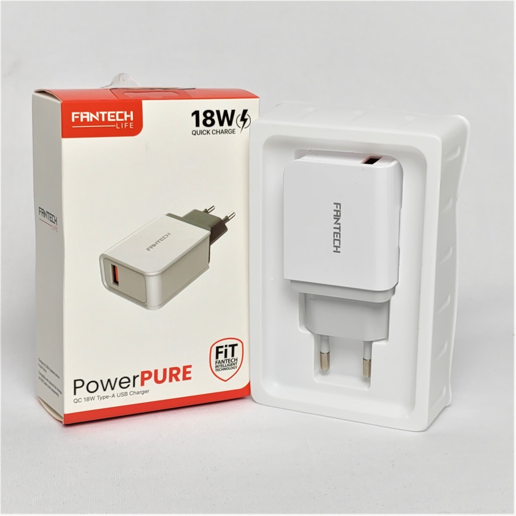 Jual Fantech Power Pure QC 18w Type-A USB Charger CWQ103 | Shopee Indonesia