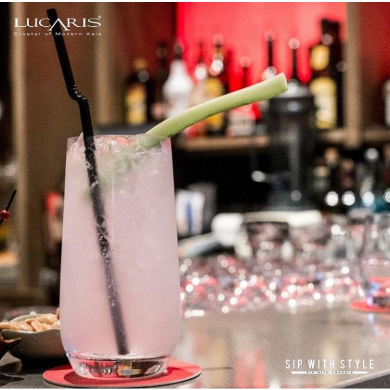 Jual Gelas Crystal (Logo Lucaris) Hongkong Hip Long Drink 460ml ...