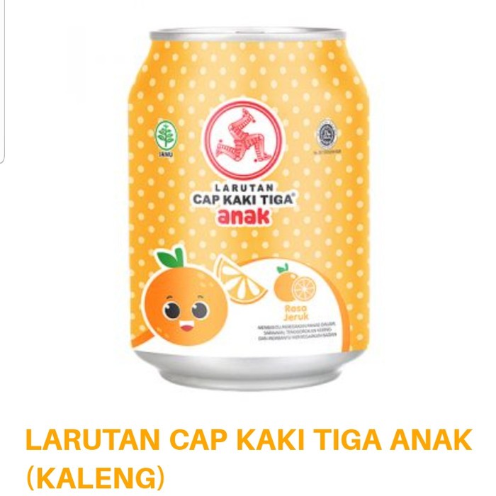 Jual LARUTAN CAP KAKI TIGA ANAK RASA JERUK 250ML | Shopee Indonesia