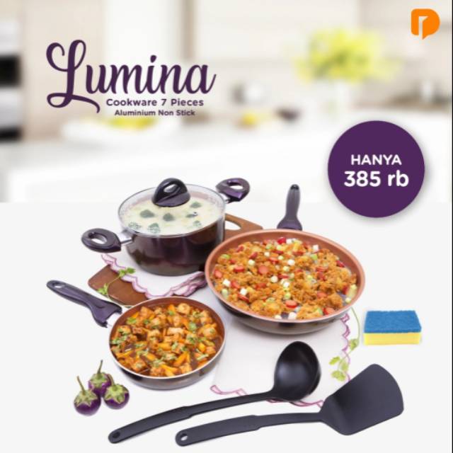 Jual Panci / Penggorengan / LUMINA COOKWARE SET | Shopee Indonesia