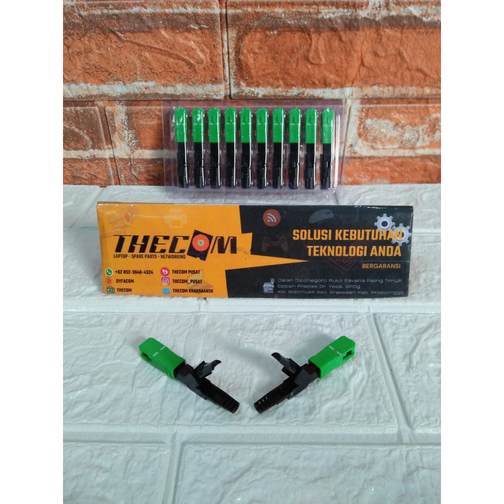 Jual Fast Connector SC APC Fastcon FTTH Konektor Fiber Optik Warna ...